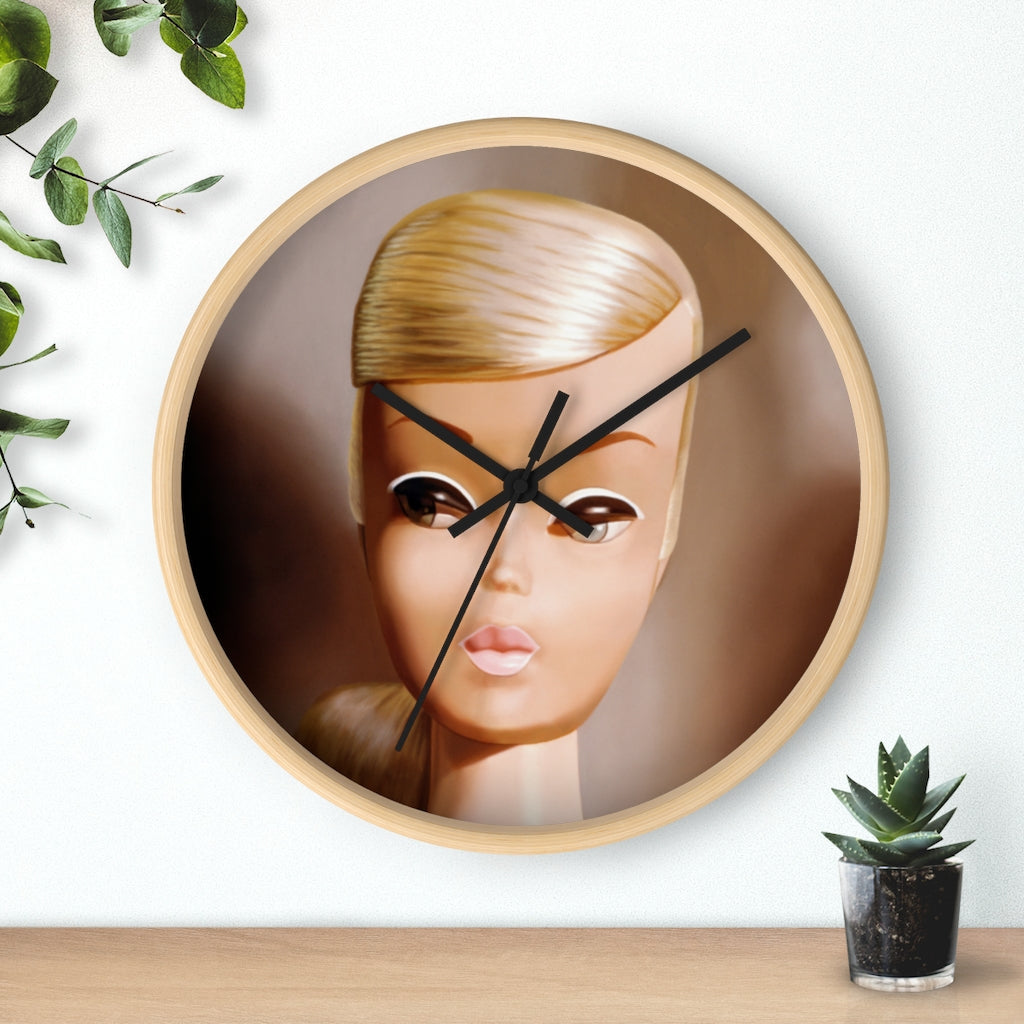 Platinum Swirl Barbie Wall clock – VintageBarbieArt