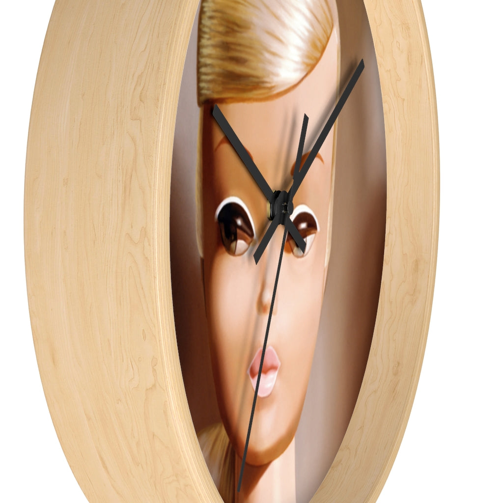Platinum Swirl Barbie Wall clock – VintageBarbieArt